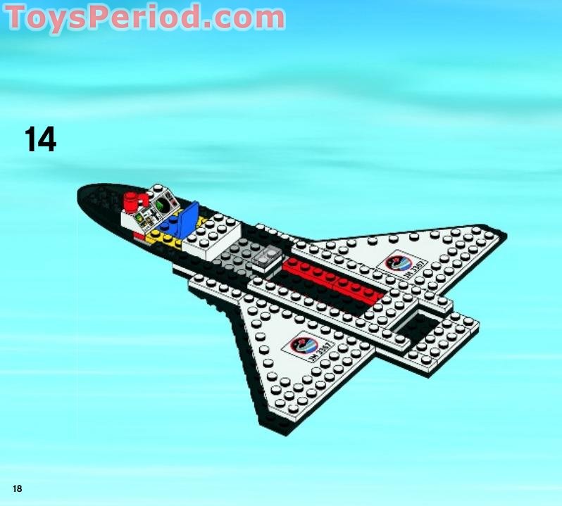 LEGO 3367 Space Shuttle Instructions and Parts List