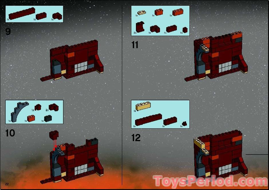 LEGO 10144 Sandcrawler Instructions and Parts List