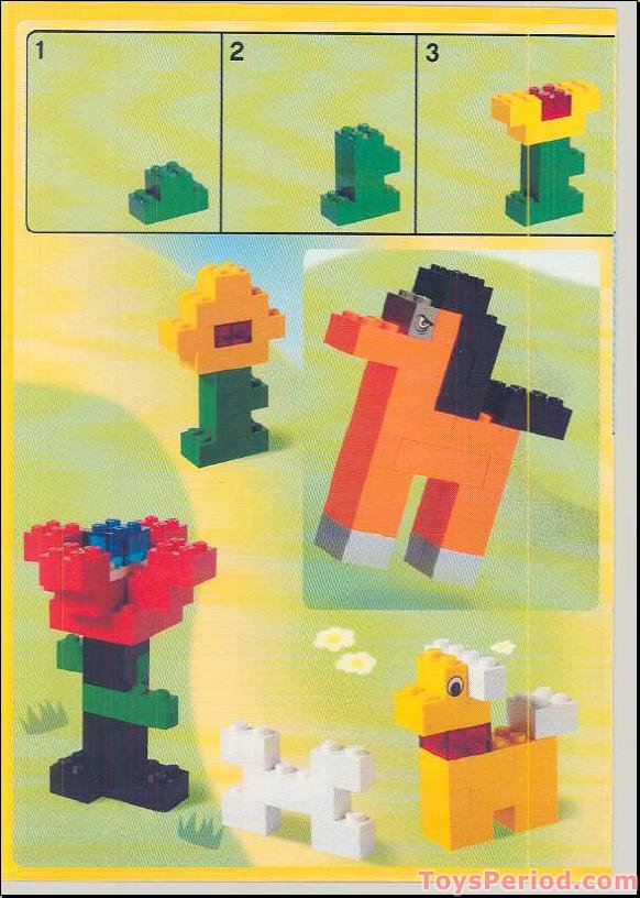 LEGO 4278 Blue Tub Instructions and Parts List