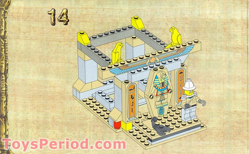 LEGO 5919 Treasure Tomb Instructions and Parts List