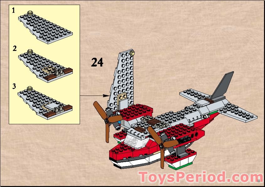 LEGO 5935 Island Hopper Instructions and Parts List