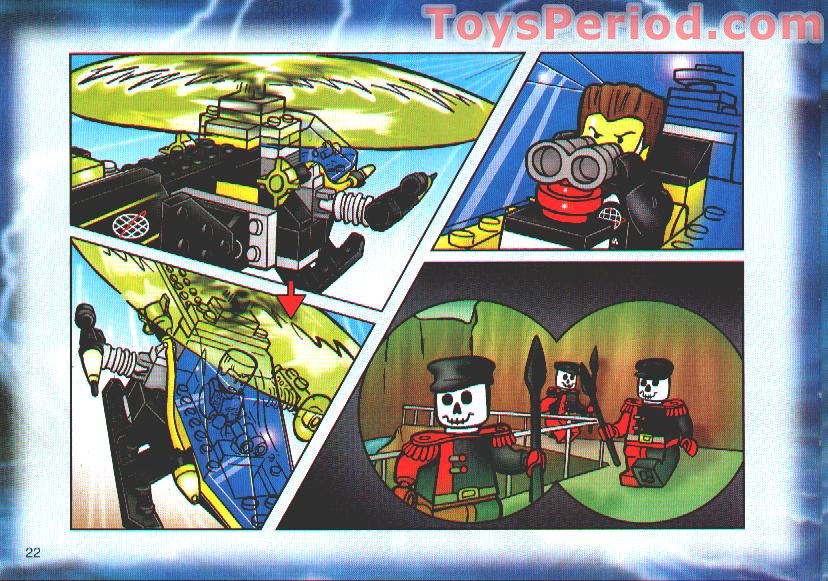 LEGO 6773 Alpha Team Helicopter Instructions and Parts List