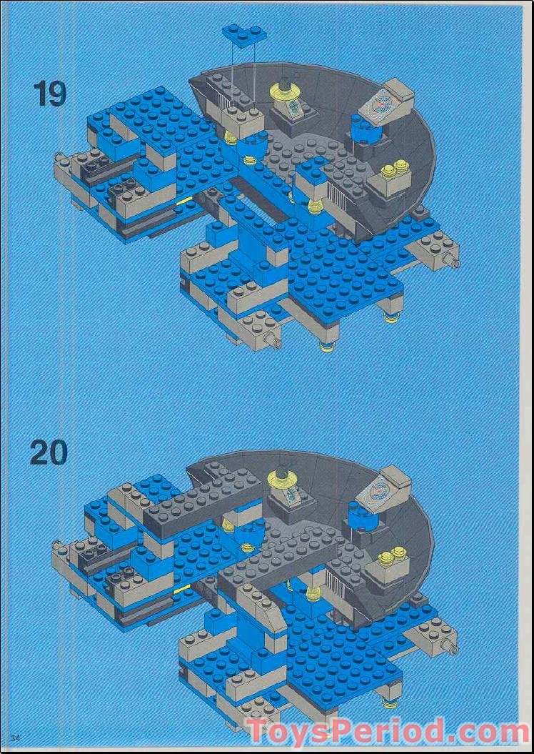 LEGO 6977 Arachnoid Star Base Instructions and Parts List