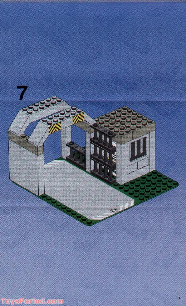 LEGO 6332 Command Post Central Instructions and Parts List