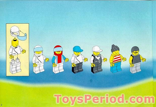 LEGO 6551 Checkered Flag 500 Instructions and Parts List