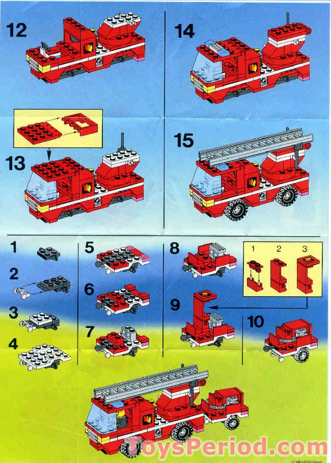 LEGO 6593 Blaze Battler Instructions and Parts List
