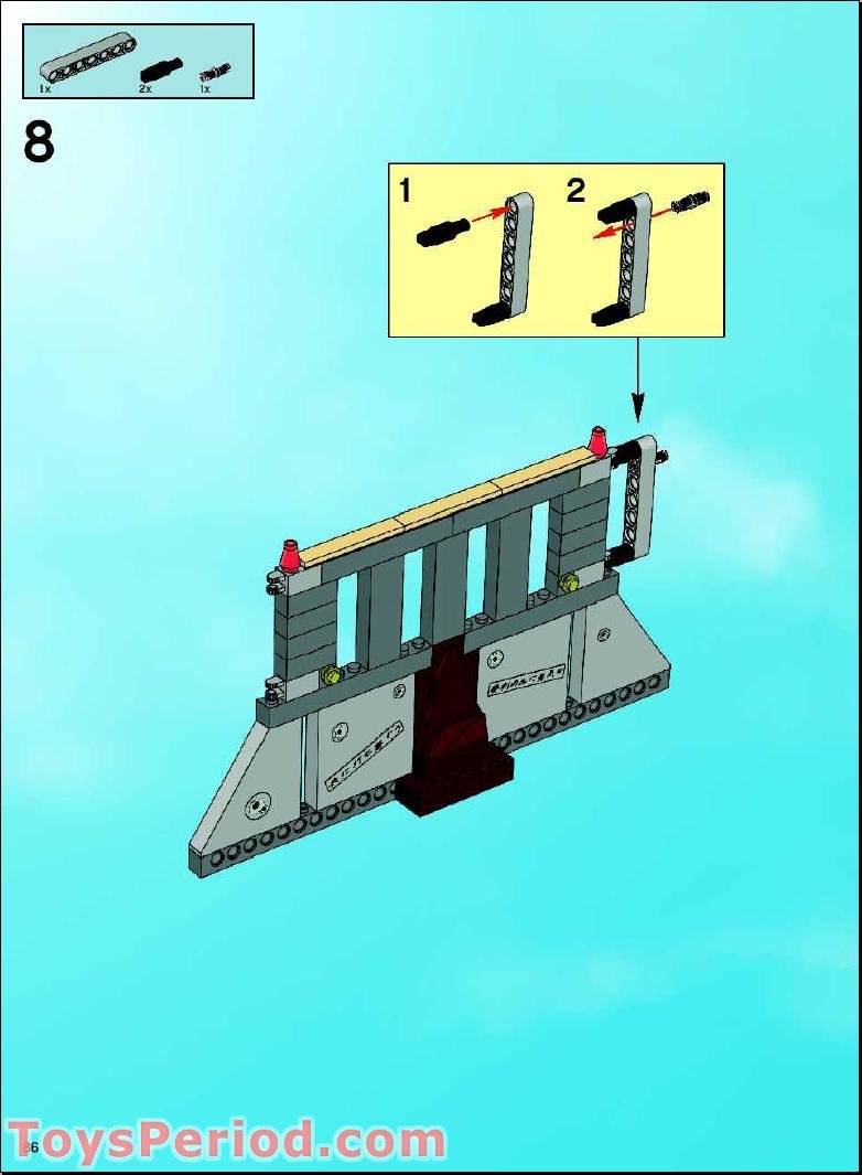 LEGO 7709 Sentai Fortress Instructions and Parts List