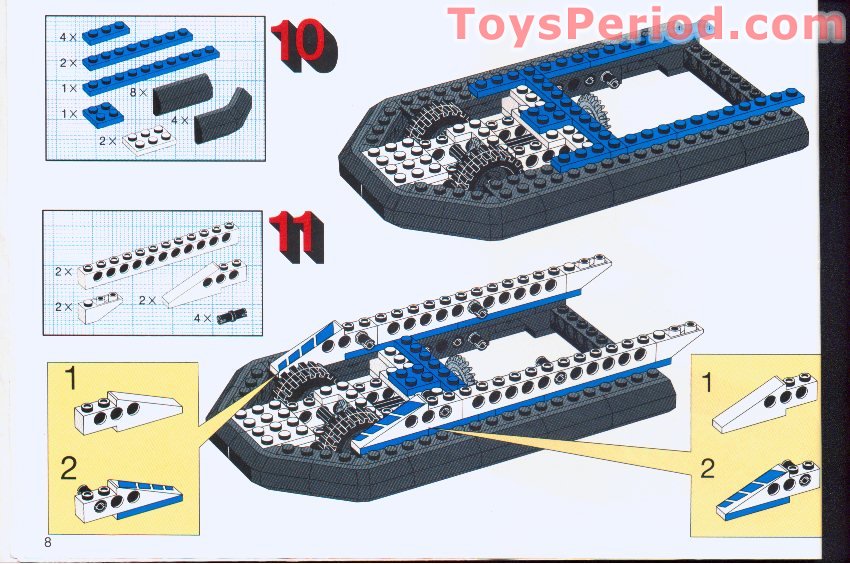 LEGO 8824 Hovercraft Instructions and Parts List
