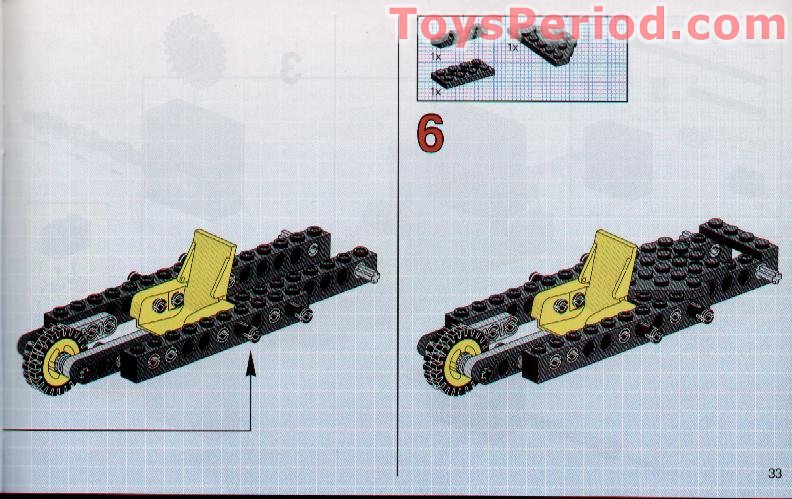 LEGO 8222 V-Tol Instructions and Parts List