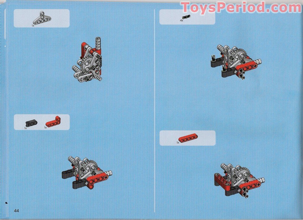 LEGO 8285 Tow Truck Instructions and Parts List