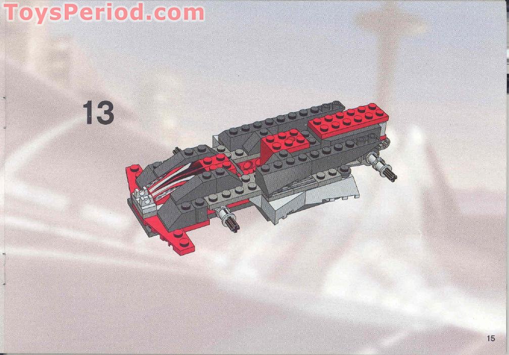 LEGO 8357 Zonic Strike Instructions and Parts List