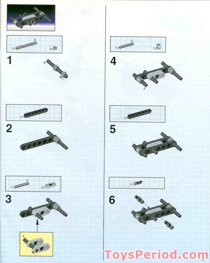LEGO 8417 Mag Wheel Master Instructions and Parts List