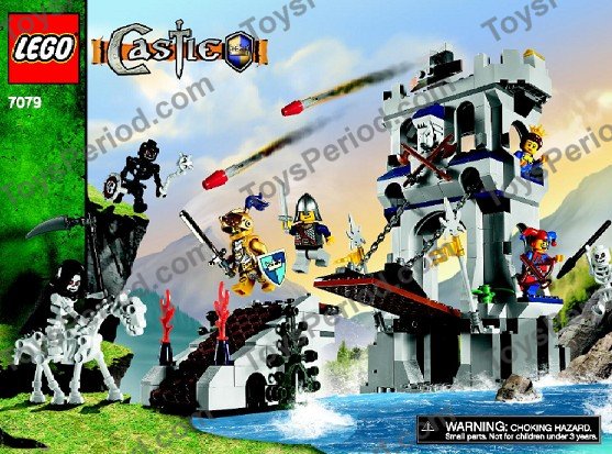 LEGO 7079 Drawbridge Defense Instructions and Parts List