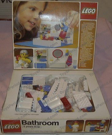 LEGO 261-1 Bathroom Instructions and Parts List