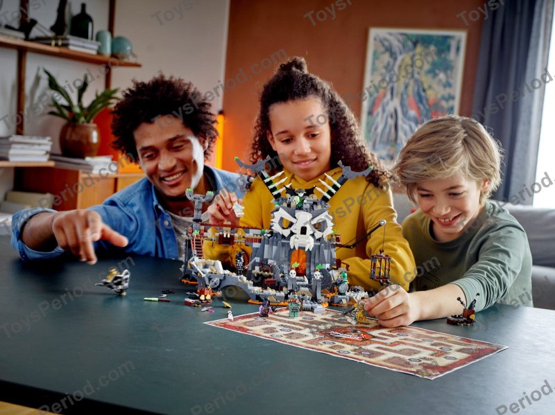 LEGO 71722 Skull Sorcerer's Dungeons Set Parts List