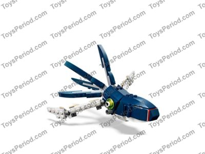 LEGO 31088 Deep Sea Creatures Set Parts List