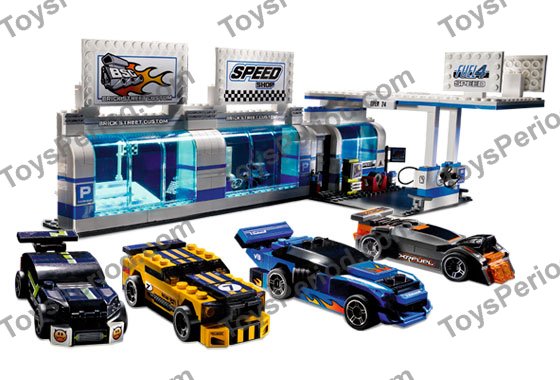 LEGO 8154 Brick Street Customs Instructions and Parts List