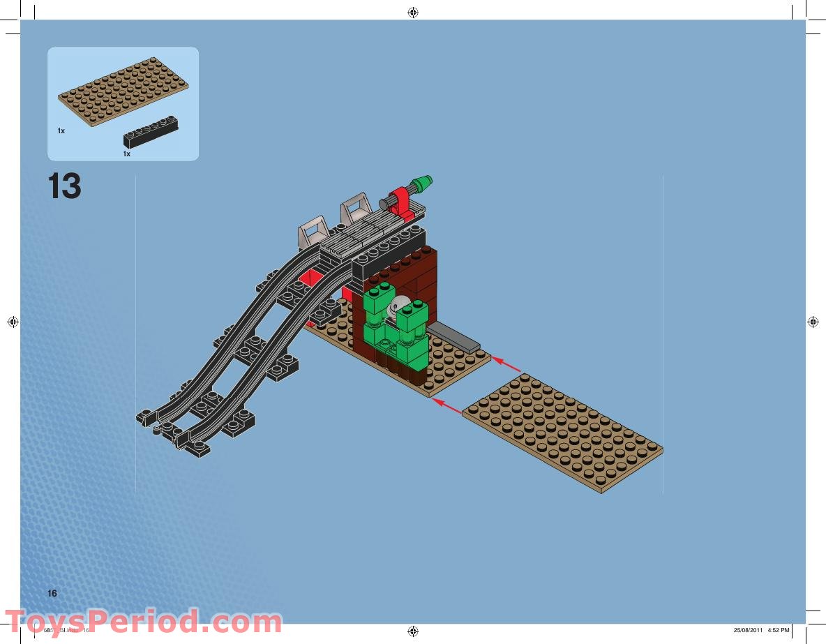 LEGO 6857 The Dynamic Duo Funhouse Escape Instructions and Parts List