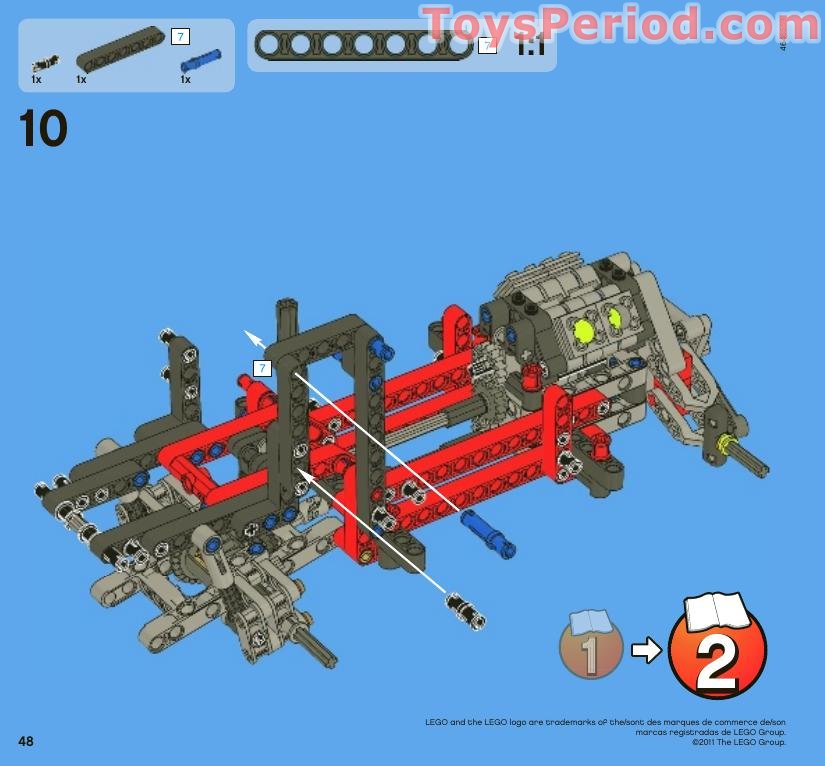 LEGO 8081 Extreme Cruiser Instructions and Parts List