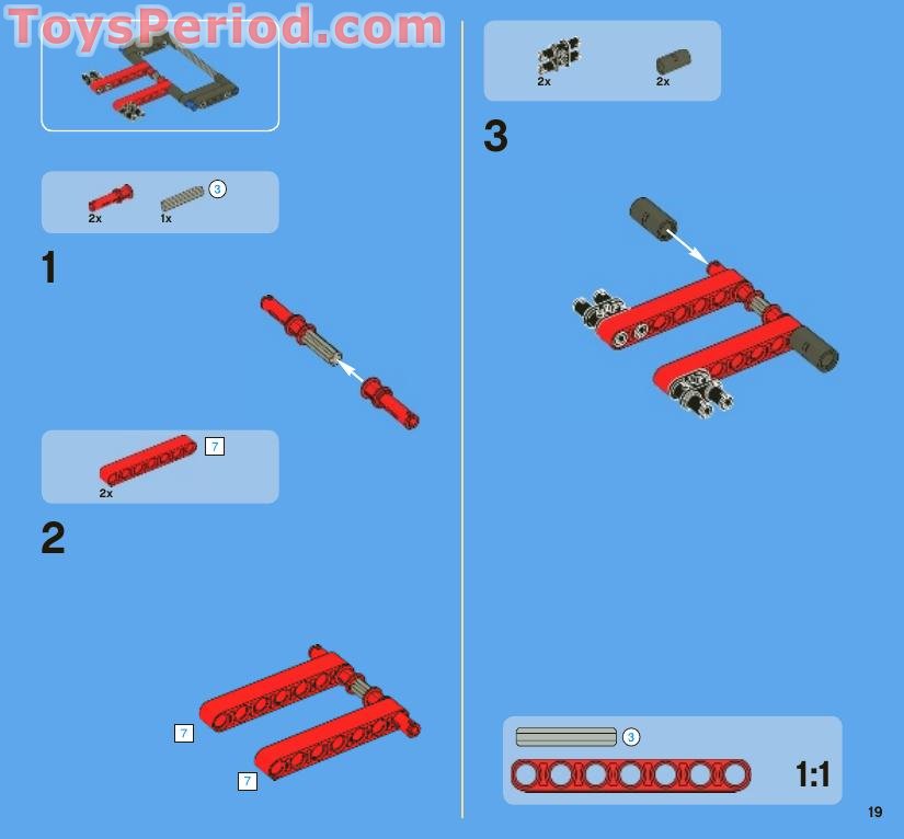 LEGO 8081 Extreme Cruiser Instructions and Parts List