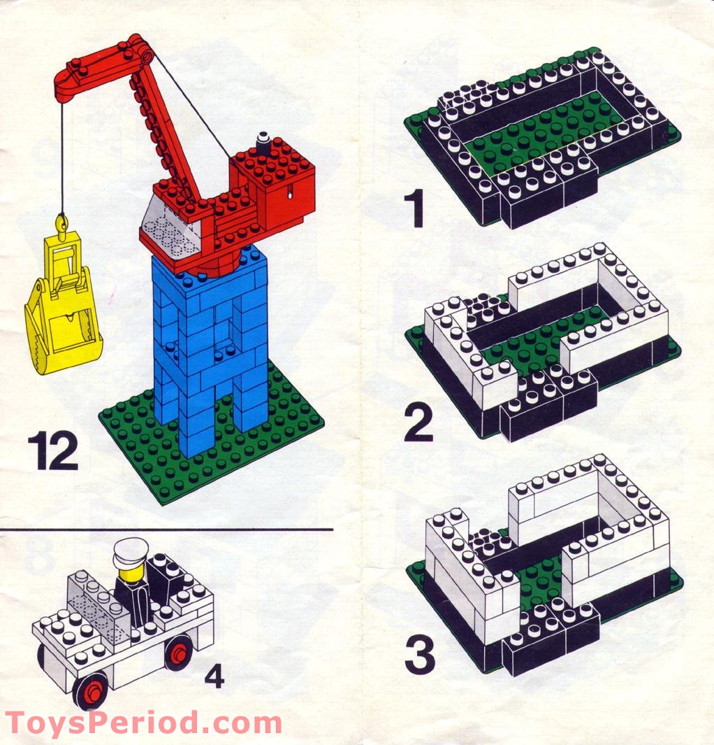 LEGO 364 Harbour Scene Instructions and Parts List