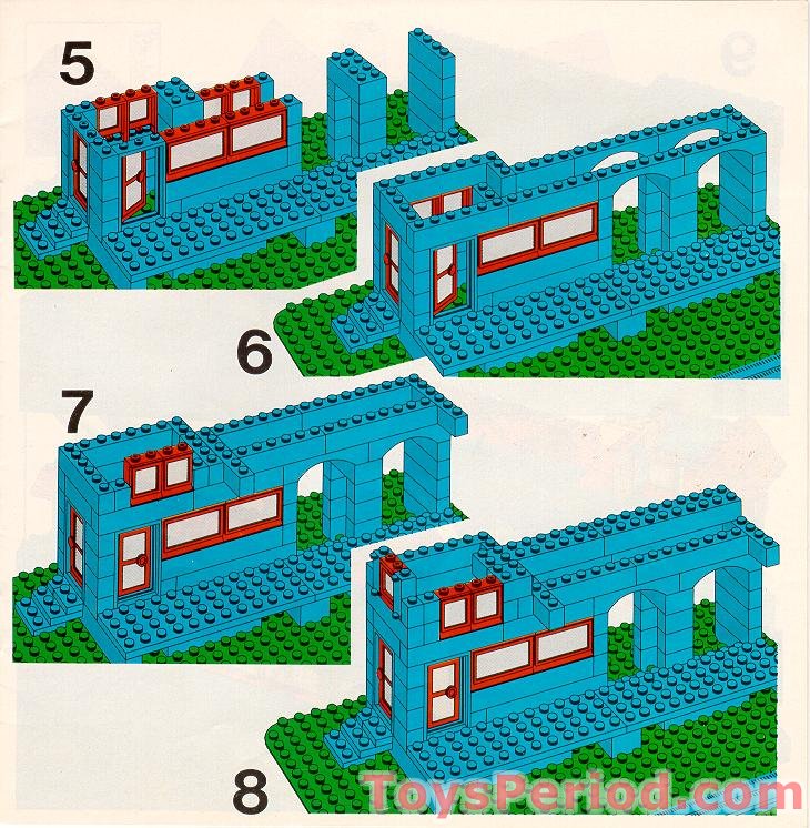 LEGO 402-1 Universal Building Set Instructions and Parts List