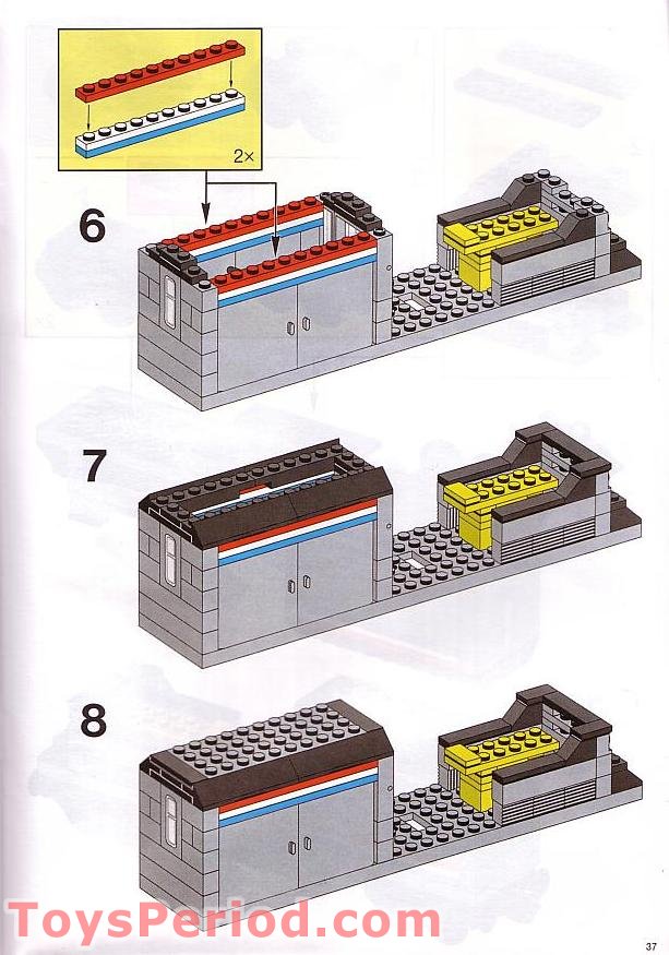 LEGO 10001 Metroliner Instructions and Parts List