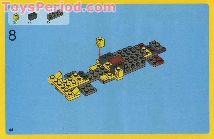 LEGO 4939 Cool Cars Instructions and Parts List