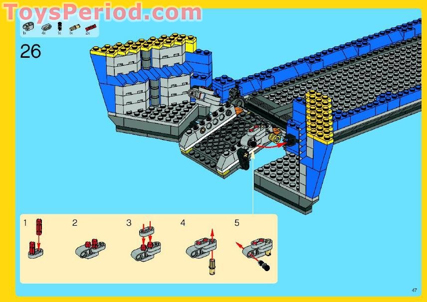 LEGO 4997 Transport Ferry Instructions and Parts List