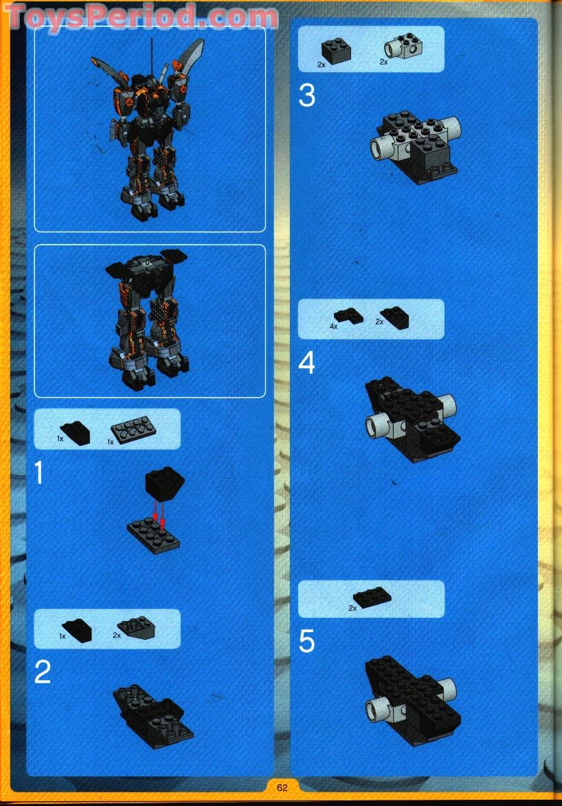 LEGO 4508 Titan Xp Instructions and Parts List