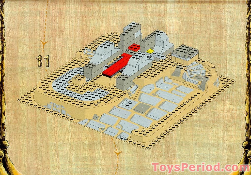 LEGO 5978 Sphinx Secret Surprise Instructions and Parts List