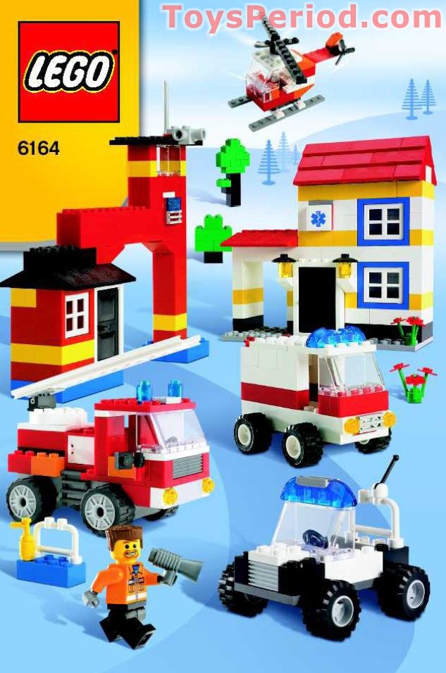 LEGO 6164 LEGO Rescue Building Set Instructions and Parts List