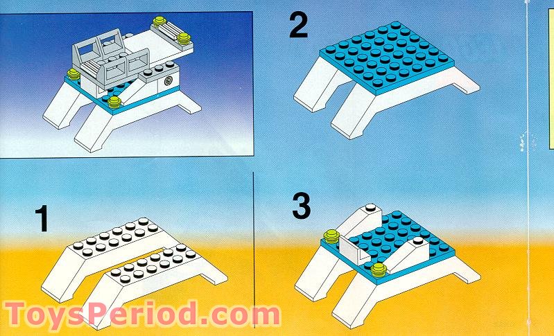 LEGO 6455 Space Simulation Station Instructions and Parts List