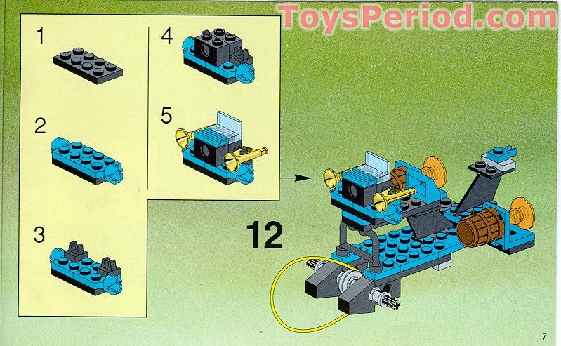 LEGO 6495 Time Tunnelator Instructions and Parts List