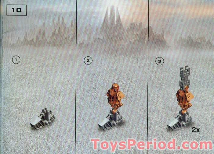 LEGO 8617-1 Vahki Zadakh Instructions and Parts List