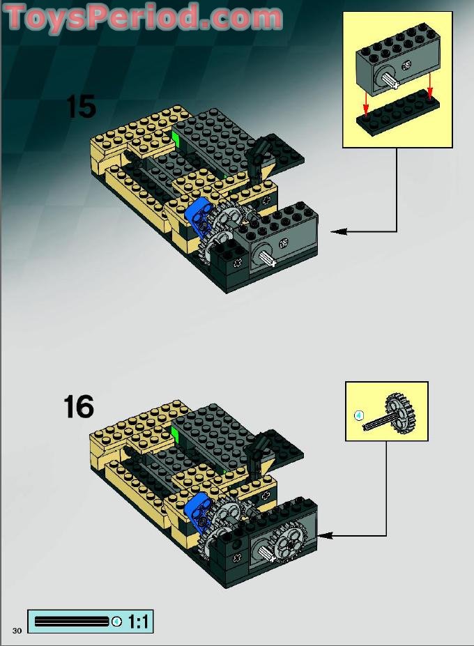 LEGO 8135 Bridge Chase Instructions and Parts List
