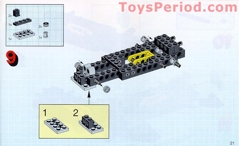 LEGO 8207 Dune Duster Instructions and Parts List