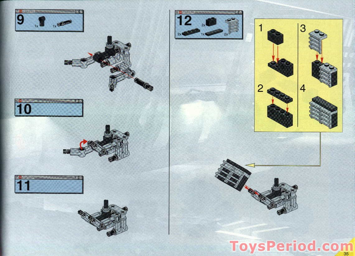 LEGO 8465 Extreme Off-Roader Instructions and Parts List