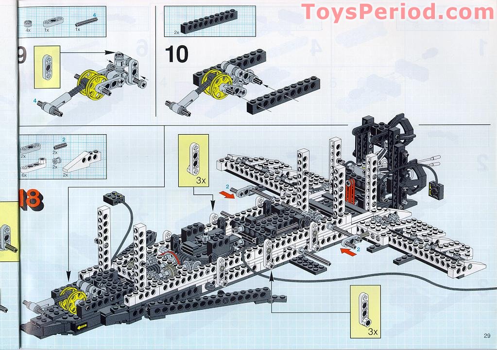 LEGO 8480 Space Shuttle Instructions and Parts List