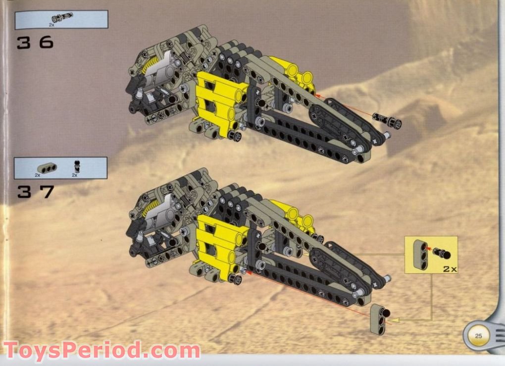 LEGO 8538 Muaka and Kane-Ra Instructions and Parts List