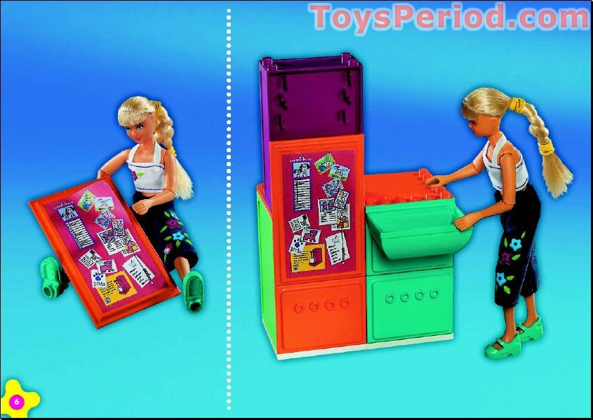 LEGO 3123 Emma's Chill-Out Kitchen Instructions and Parts List