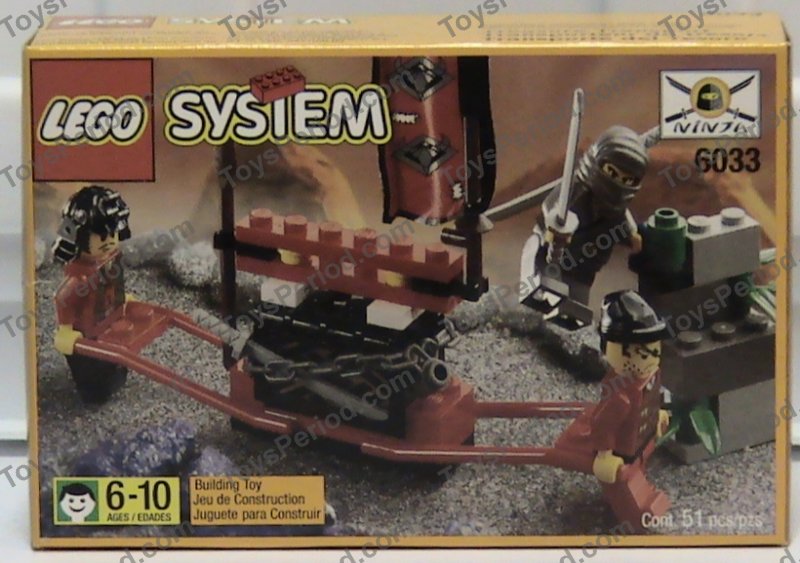 LEGO 6033 Treasure Transport Instructions and Parts List