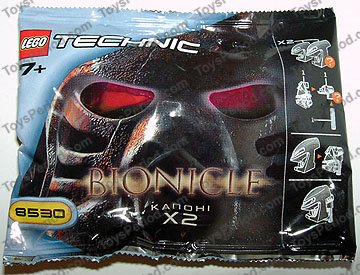 LEGO 8530-1 Masks (Non-US Bagged Version) Set from 2001 | LEGO Reference