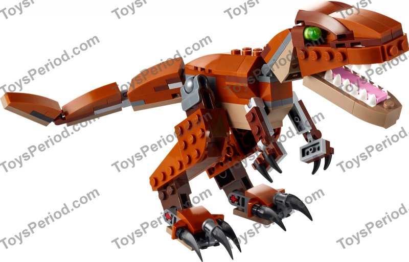LEGO 77940 Mighty Dinosaurs Dark Orange Edition Set Parts List