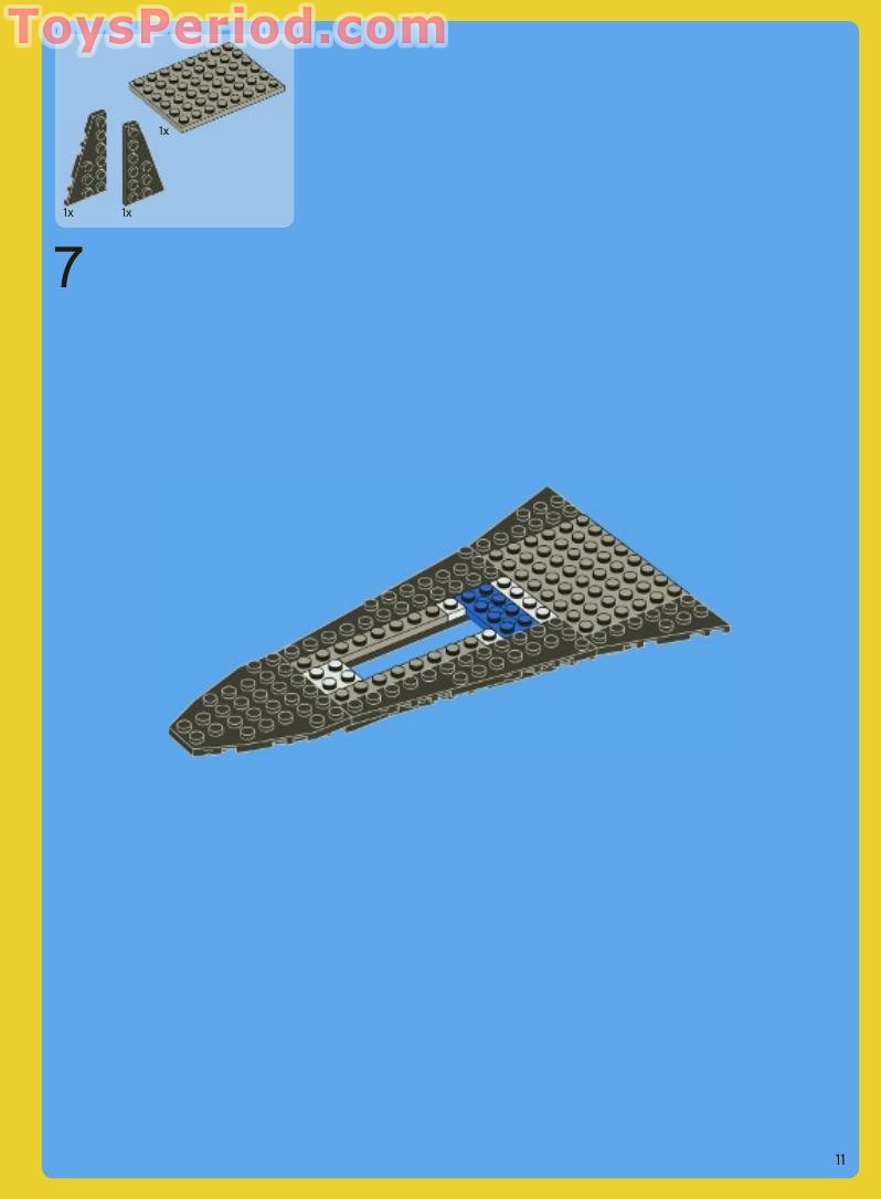 LEGO 10231 Shuttle Expedition Instructions and Parts List