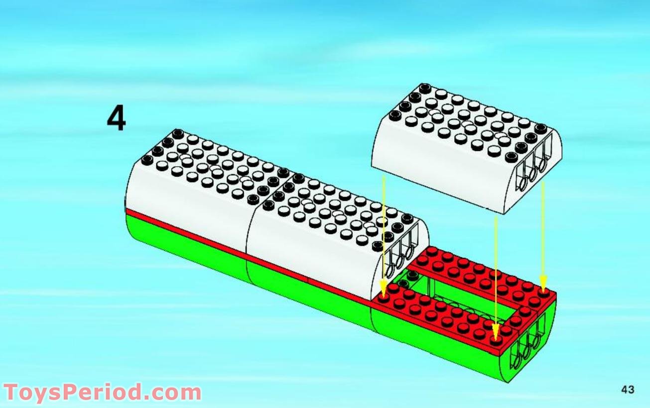 LEGO 3180 Tank Truck Instructions and Parts List