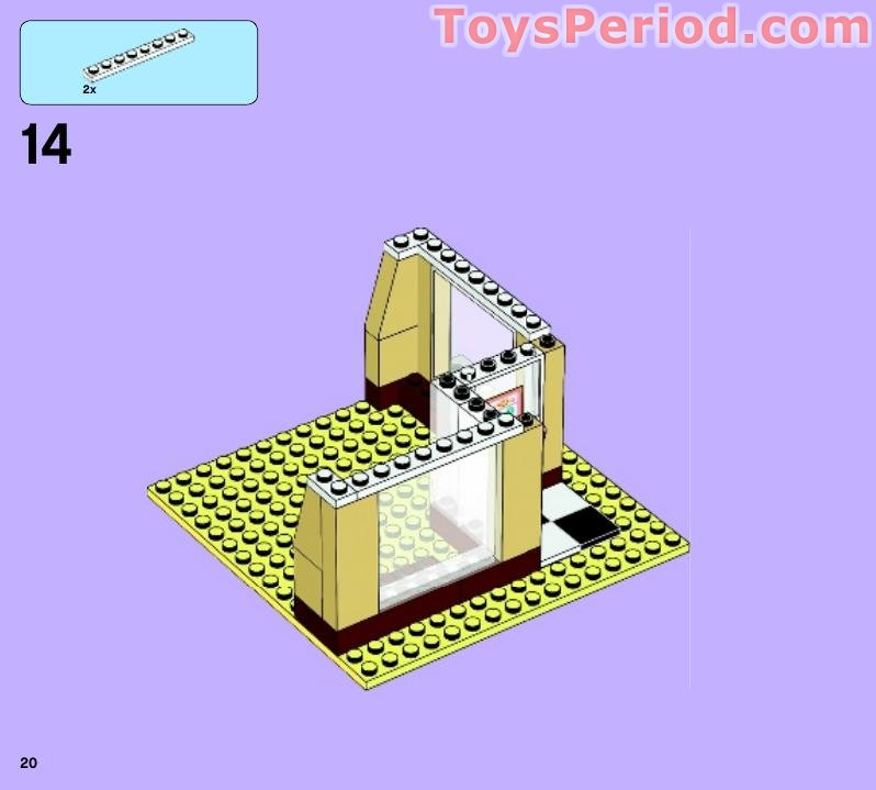 LEGO 41006 Downtown Bakery Instructions and Parts List