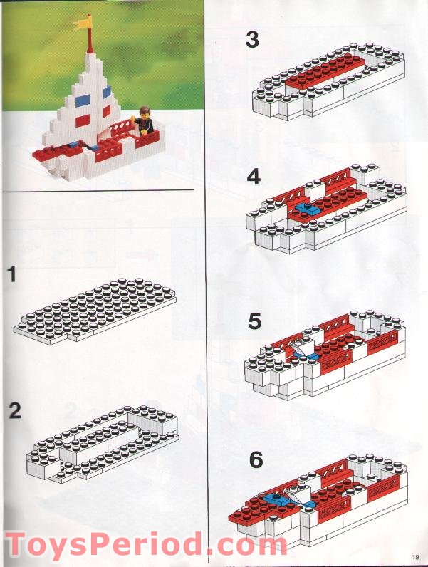 LEGO 725-1 Basic Building Set Instructions and Parts List