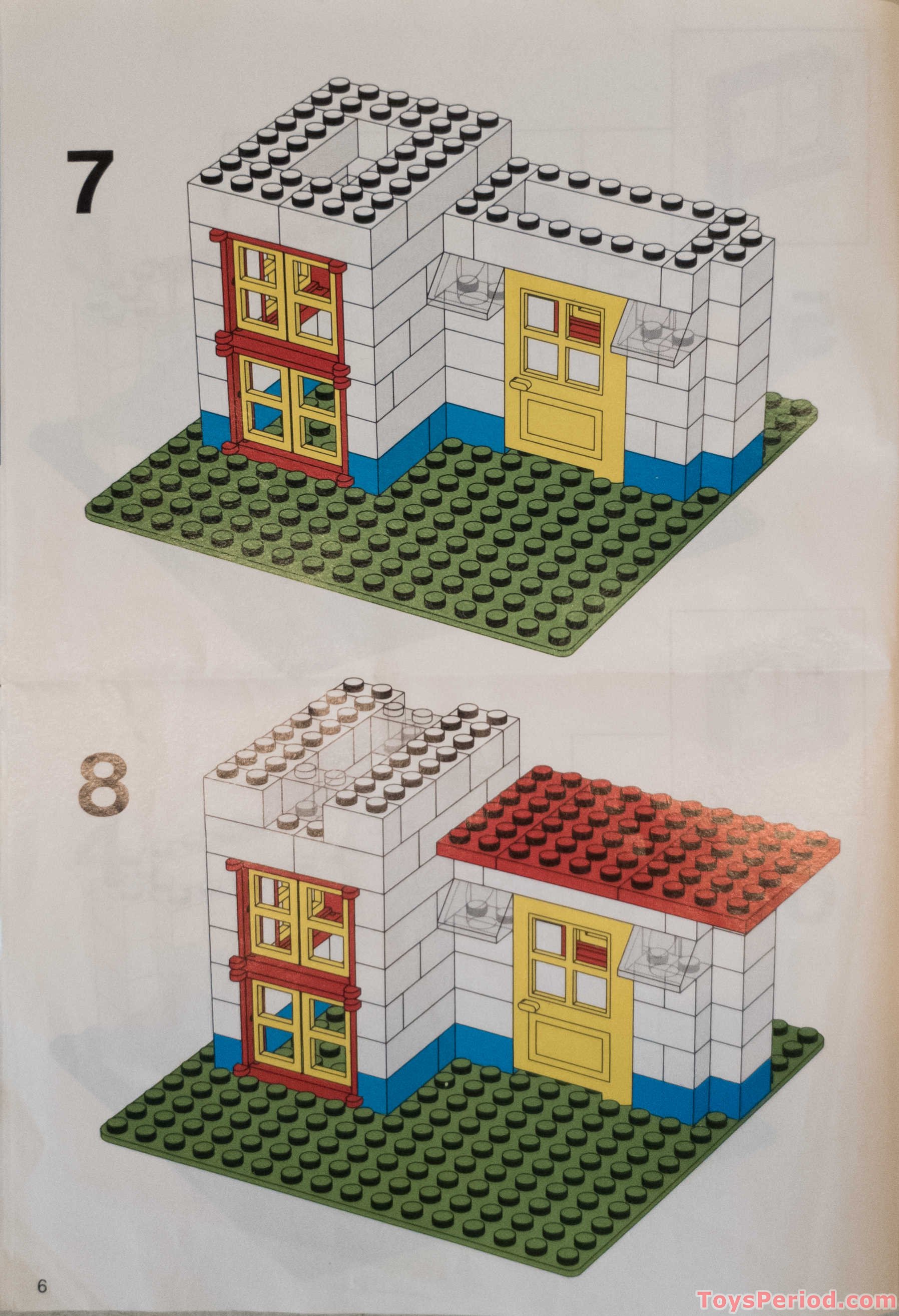 LEGO 1878 Small Bucket Instructions and Parts List
