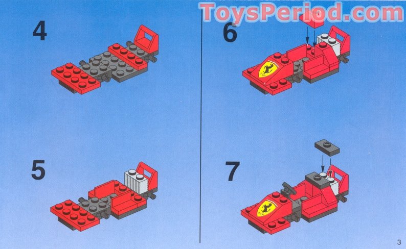 LEGO 1253-1 Shell Promotional Set - Service Station Series - Formula ...